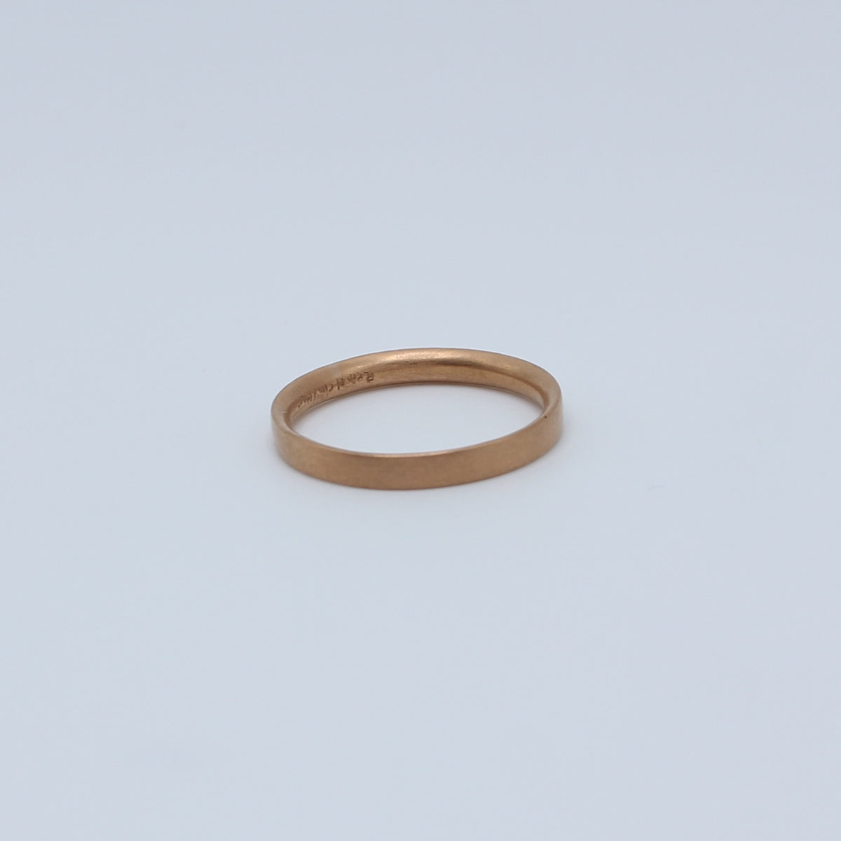 Half Moon Band in 22K Apricot Gold- 3mm – Reinstein Ross